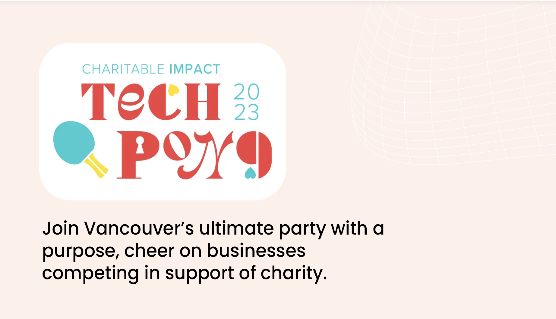 TechPong - Vancouver's most epic charity ping pong tournament